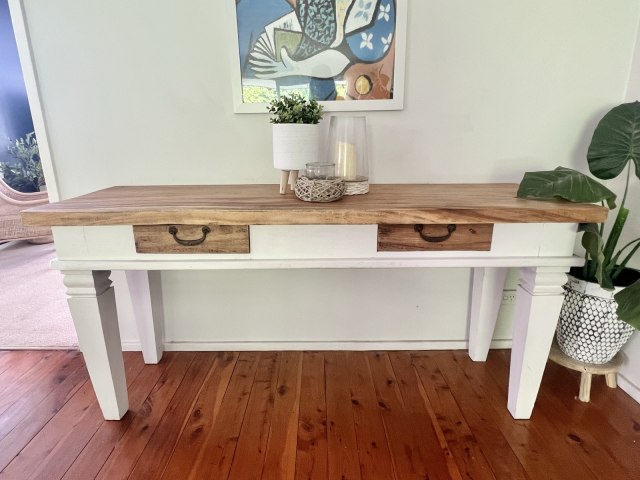 Large hall table double desk with storage - Buffets & Side Tables in ...