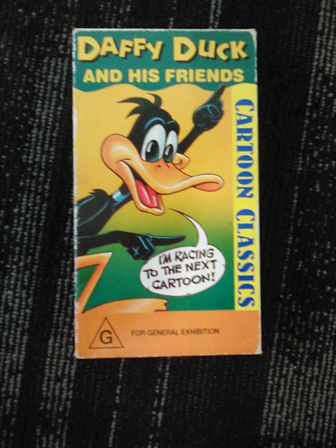 DAFFY DUCK AND FRIENDS SODA CARTOON VHS PAL SELLTHRU VIDEO TAPE - CDs ...