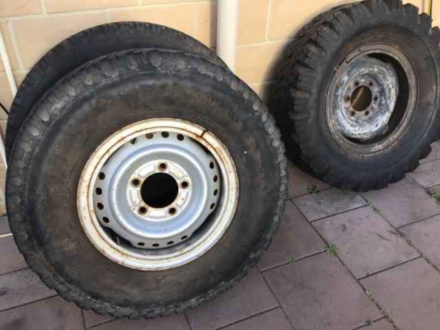 Land Cruiser split rims with tyres | Wheels, Tyres & Rims | Gumtree ...