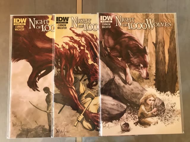 3x COMIC Books NIGHT OF 1000 WOLVES - Other Books in Clayton Bay SA ...