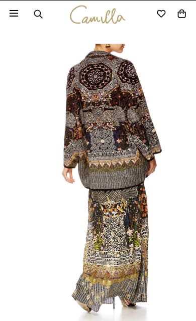 Camilla Behind Closed Doors Knitted Cocoon Poncho Reversible Jacket ...