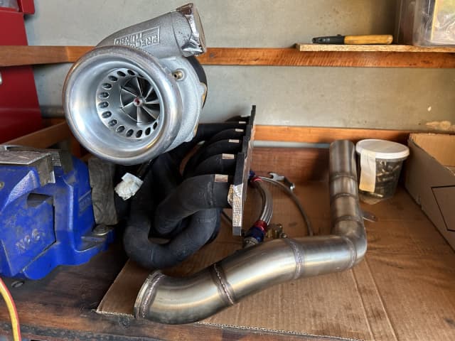 Precision PT6870, barra turbo manifold, 4” Bellmouth trumpet | Engine ...