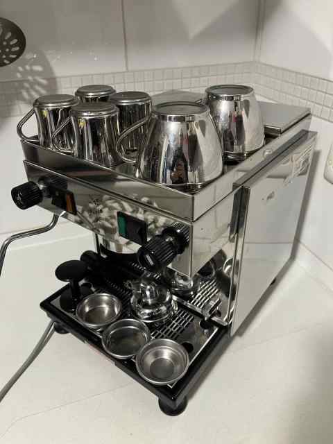 Italian made LIVIA twin boiler, retro, Coffee machine - Coffee Machines ...