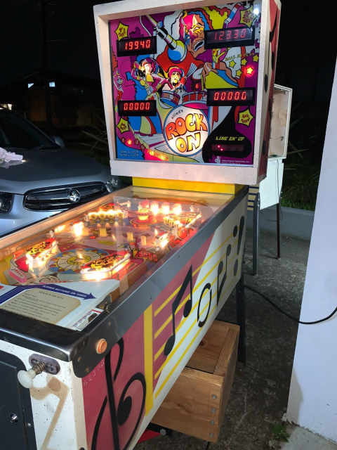 Rock On By Allied Leisure 1975 First Solid State Pinball Ever Made ...