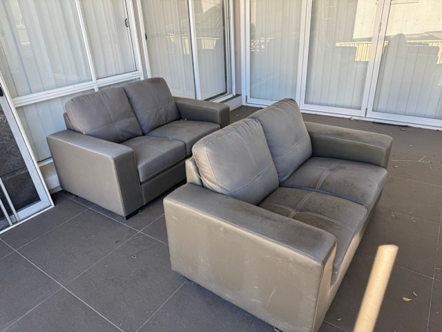 2x two seater couches great For inside or outside use and easy clean - Sofas in Mardi NSW ...