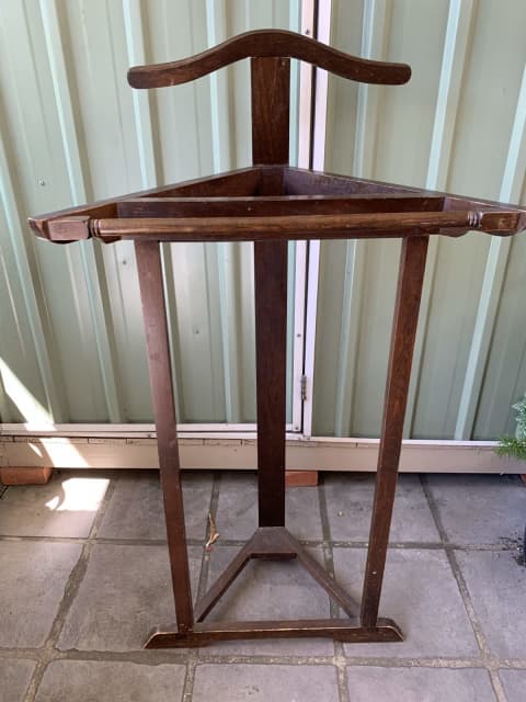 Retro Vintage Wooden Corner Valet Stand | Other Furniture | Gumtree ...