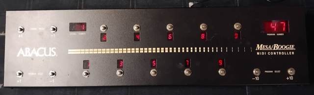 MESA BOOGIE ABACUS MIDI QUAD MATRIX TRIAXIS FOOTSWITCH CONTROLLER USA ...