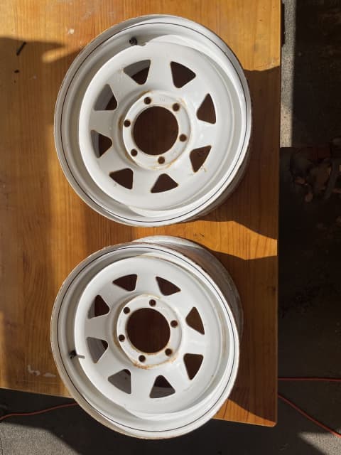 2 x 16 inch six stud 4x4 rims | Wheels, Tyres & Rims | Gumtree ...