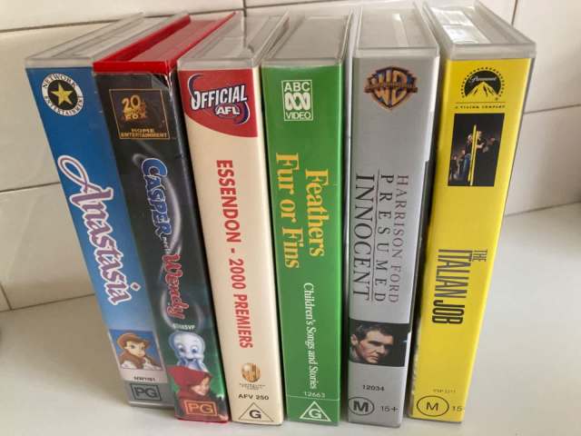 VHS TAPE ASSORTMENT 6 LOT OR SEPARATELY | CDs & DVDs | Gumtree ...