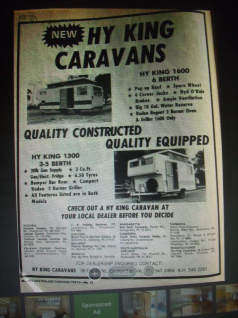 HY KING POP TOP CARAVAN | Caravans | Gumtree Australia Ballarat City ...
