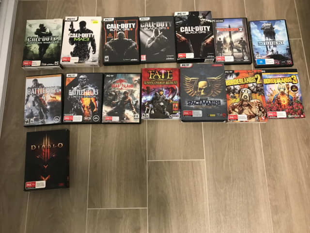 Various PC game boxes with discs and manuals | Video Games | Gumtree ...