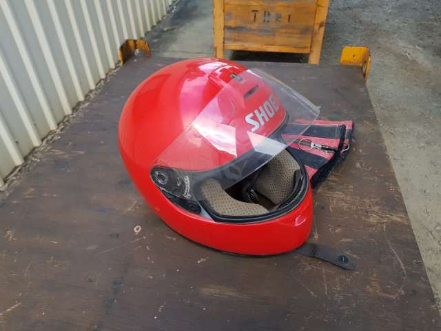 Shoei Crash Helmet, Large, plus Leather Gloves. | Motorcycle & Scooter ...