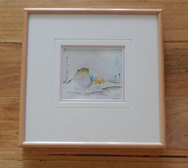 Vintage 20th Century original artwork Toad In The Snow by Sally Torpy ...