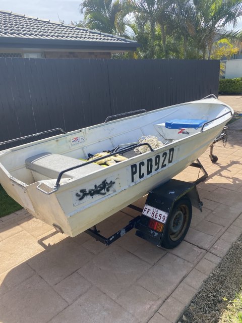 3.6m tinny and trailer | Tinnies & Dinghies | Gumtree Australia ...