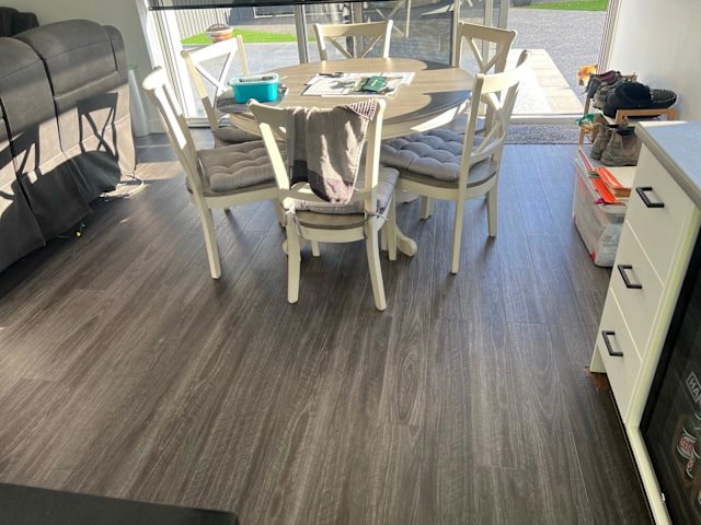 Hybrid flooring charcoal colour - Rugs & Carpets in Montagu Bay TAS ...