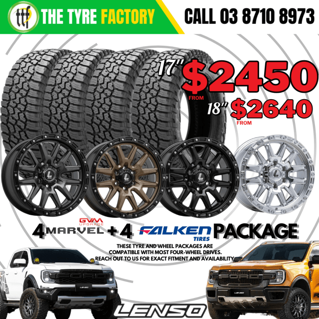 LENSO MARVEL WHEELS & FALKEN WILDPEAK AT3W TYRES PACKAGE | Wheels ...