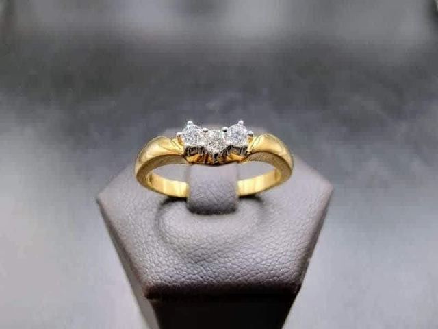 18K 0.09ct Diamond Engagement Ring (70850) - Women's Jewellery in ...