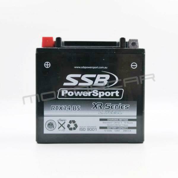 SSB AGM Battery - RTX14-BS Motorcycle & AUX | Other Parts & Accessories ...