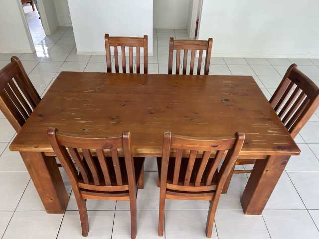 7 Piece Settler Dining Set - Dining Tables in Smithfield QLD | Gumtree ...