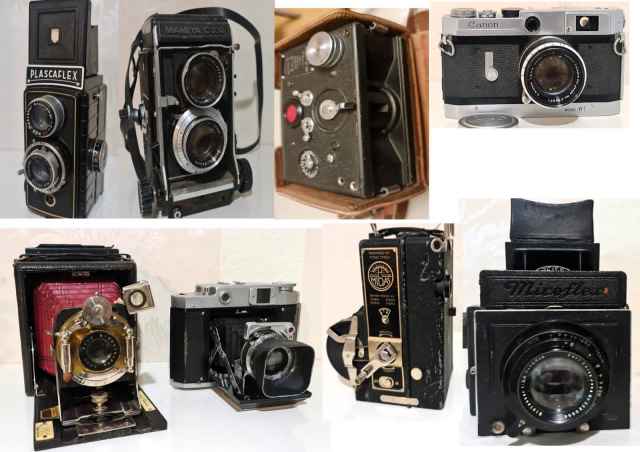 Medium format, TLR. Rangefinder film Cameras and lenses - Non Digital ...