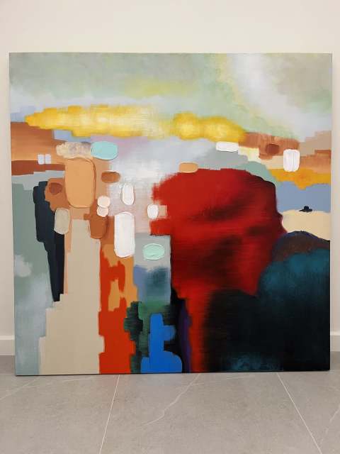 Modern abstract colourful painting | Art | Gumtree Australia Cottesloe ...