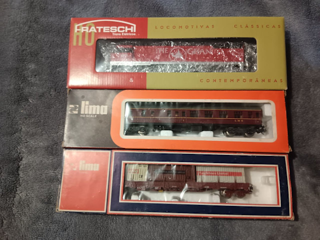 Frateschi Ho The Ghan and Lima carriages model train bundle ...