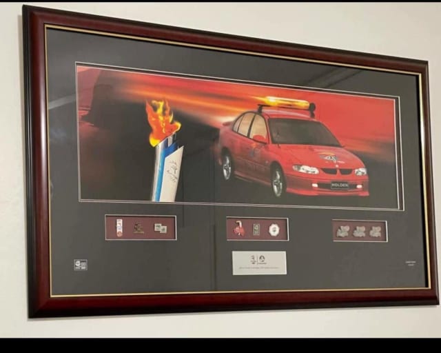 EXTREMELY RARE OFFICIAL HOLDEN SYDNEY OLYMPIC COMMEMORATIVE FRAME ...
