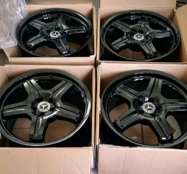 Mercedes Genuine ML63 AMG Alloy Wheels A1Set 20x10 OEM W164 GL ML W166 ...