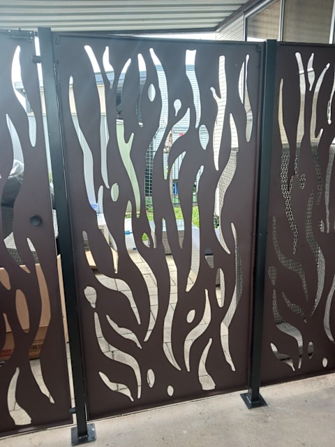 1800 x 900mm Metal Privacy Screen - Building Materials in Burpengary ...