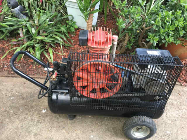 Portable electric air compressor-60plus litres/2.5Hp/twin cylinder ...