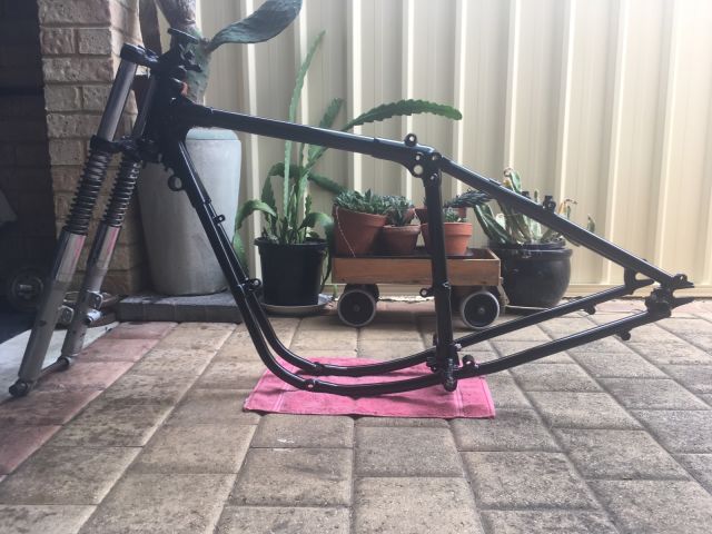 BSA A7 hardtail frame bobber project Akront | Motorcycle & Scooter ...