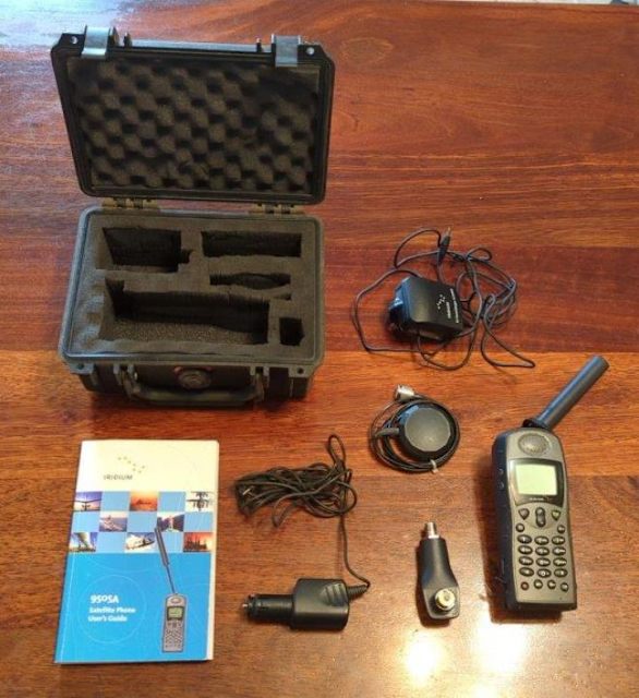 IRIDIUM 9505A - SATELLITE PHONE in PELICAN CASE - Other Phones in ...