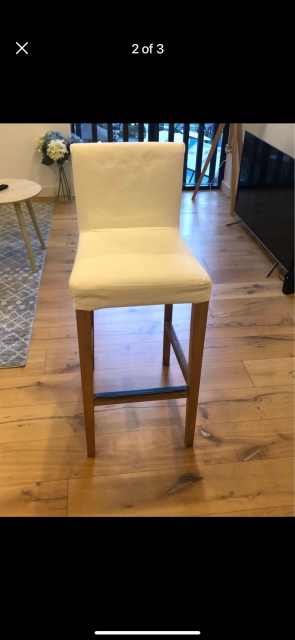 TWO IKEA 75 cm Bergmund Bar chairs stools - Stools & Bar stools in ...