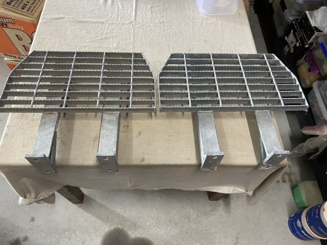 2 Galvanised heavy duty steps - Building Materials in Williamtown NSW ...