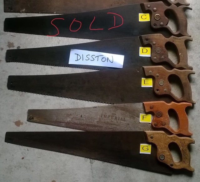 Disston Hand Saws Vintage, from $20 - Hand Tools in Bedfordale WA ...