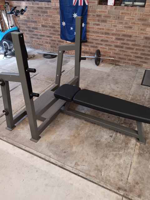 Weight bench, bars and weights. - Gym & Fitness in Bayswater WA ...