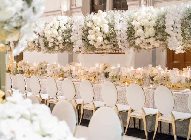 Gold Rim Wedding Event Chairs x 400 - Dining Chairs in Vineyard NSW ...