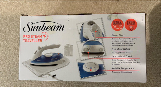 NEW Sunbeam Pro Steam traveller RRP$49 - Small Appliances in Fisher ACT ...