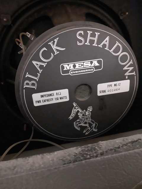 Mesa Boogie Black Shadow MS-12 Speaker & Custom Cabinet - Guitars & Amps in Hornsby NSW ...