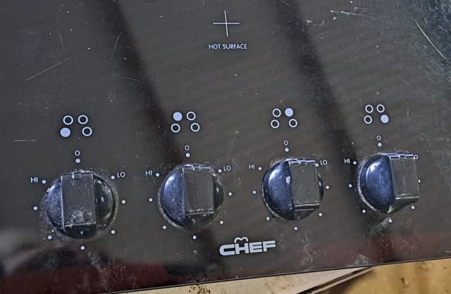 Chef 4 burner electric cooktop - Cooktops & Rangehoods in Winchelsea ...
