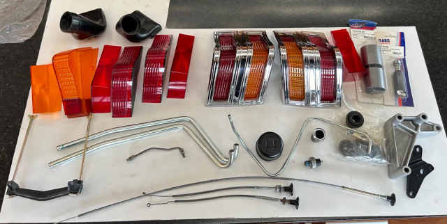 Holden HT HG Monaro Premier Kingswood parts, some new, some NOS & V8 ...