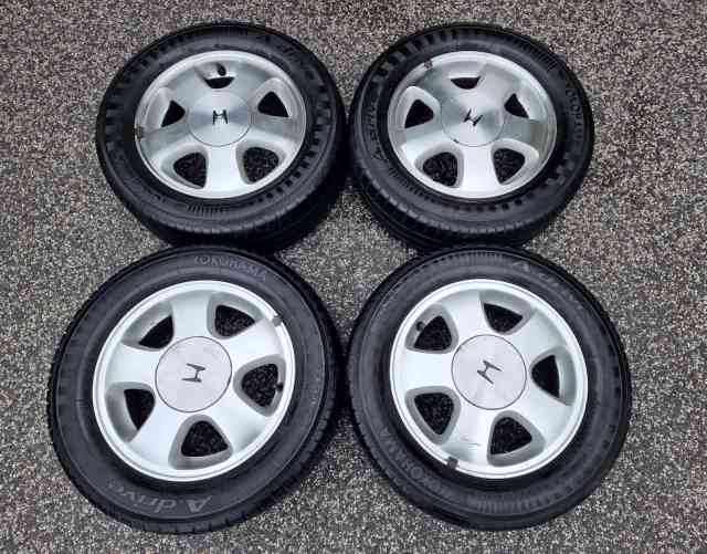 FS: Honda CRX del sol OEM 14inch Wheels & Tyres / EG2 / EK4 / 4X100 ...