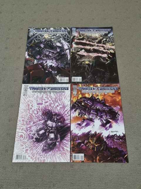 Transformers Megatron Origin Complete Comic Series 1 - 4 2007 IDW Publ ...