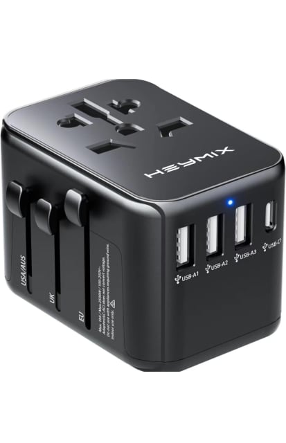 International Travel Plug, 4-Port USB & Type-C - Phone Accessories in ...