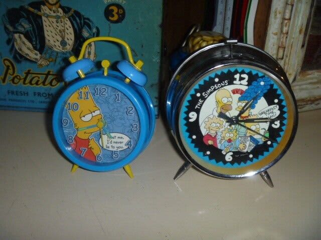 vintage the Simpsons alarm clocks 1990 | Collectables | Gumtree ...