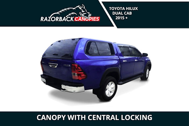 RAZORBACK UTE CANOPY - TOYOTA HILUX DUAL CAB 2015 ONWARDS | Auto Body ...