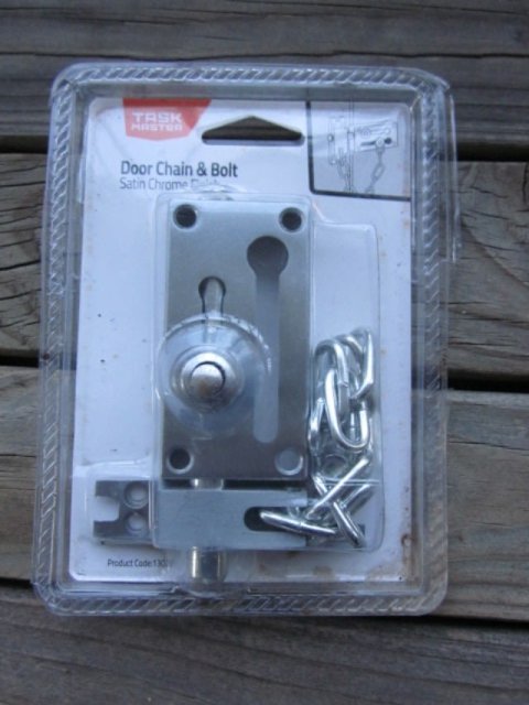 Taskmaster Satin Chrome Door Chain & Bolt - Other Tools & DIY in Cheltenham VIC | Gumtree Australia