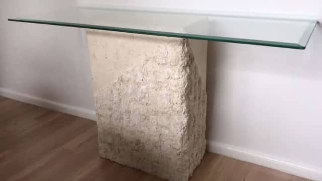 Vintage fossil stone hall table | Buffets & Side Tables | Gumtree ...