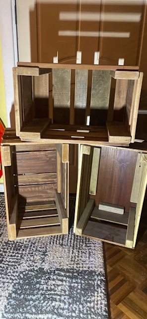 WOODEN CRATES x3 | Bookcases & Shelves | Gumtree Australia Morphett ...