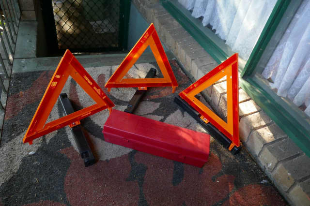 Narva Safety Triangles x 3 New . | Campervans & Motorhomes | Gumtree ...